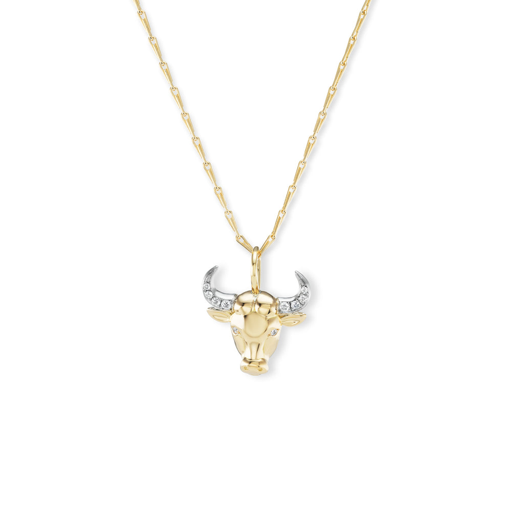Small Taurus Zodiac Pendant – Brent Neale