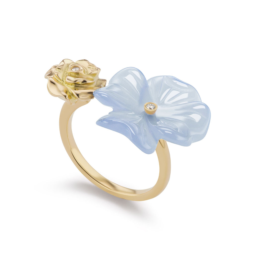 Double Sided Ring Wildflower & Rose – Brent Neale