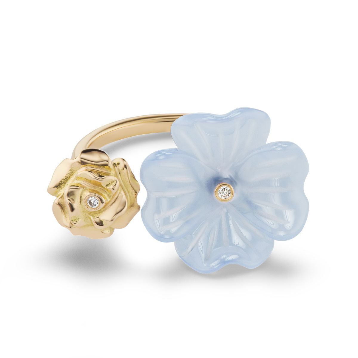 Double Sided Ring Wildflower & Rose – Brent Neale